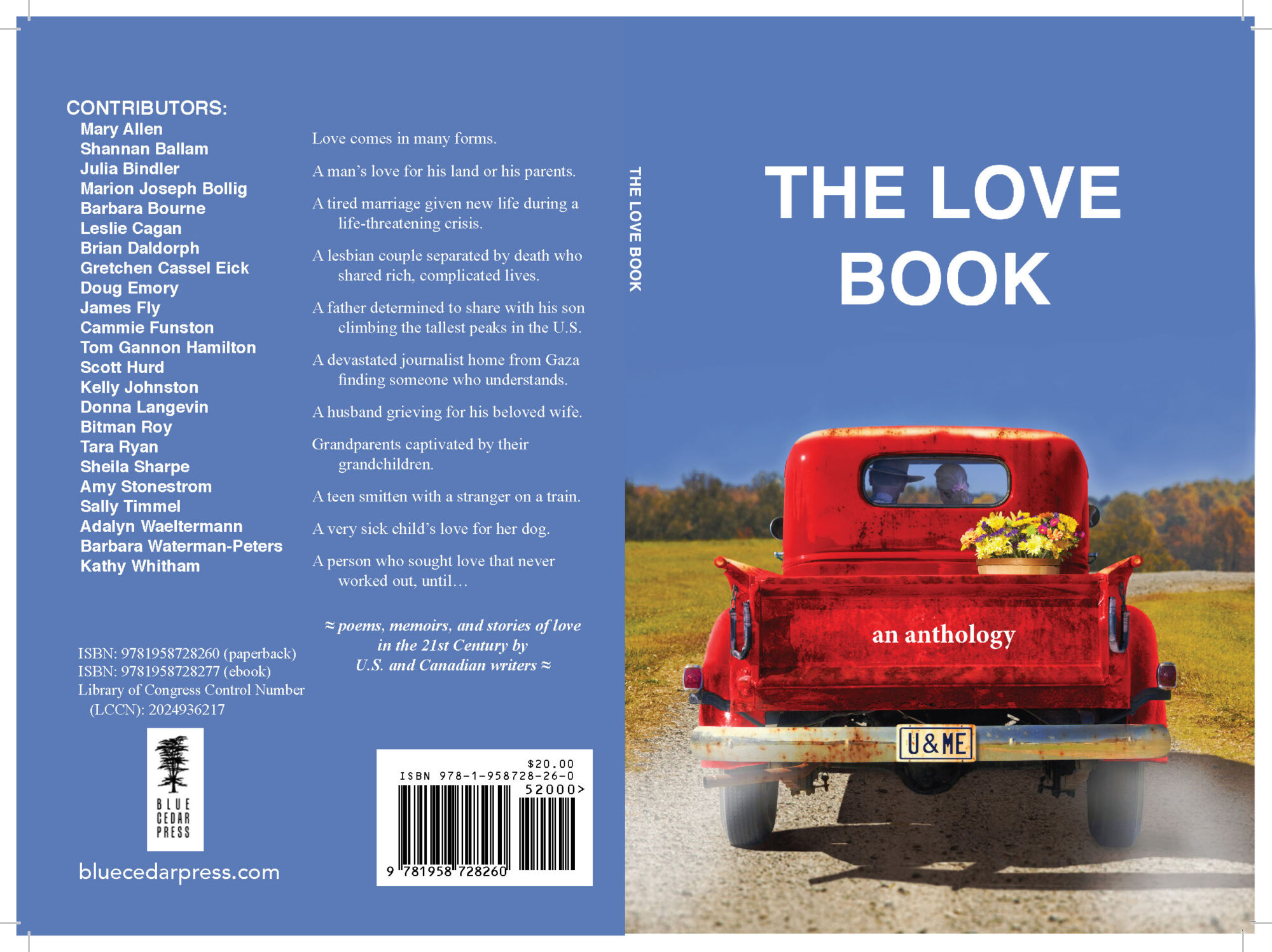 Winners of The Love Book Contest – Blue Cedar Press