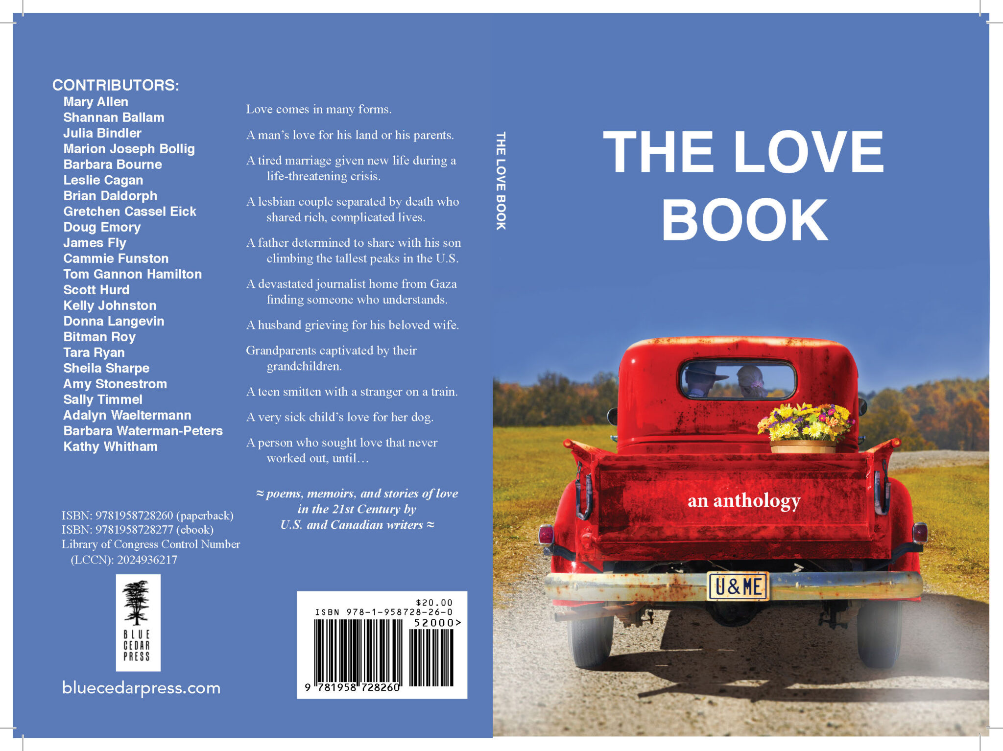 Winners of The Love Book Contest – Blue Cedar Press
